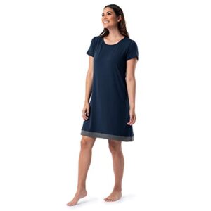 Fruit of the Loom womens Super Soft and Breathable Sleep Night Shirt, Midnight Blue, 3X US