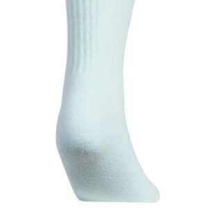 adidas Originals Women's Super Soft Cushy Comfort Cozy Socks (3-Pair), Almost Blue/White/Clear Onix Grey, Medium