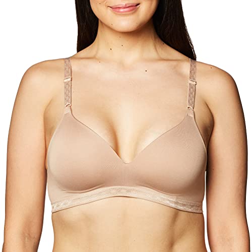 Warner's Women's Cloud 9 Super Soft Wireless Lightly Lined Comfort Bra 1269, Toasted Almond, 36B