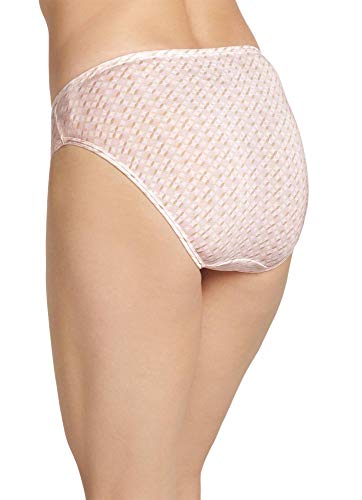 Jockey Underwear Women: Supersoft French Cut Underwear | Underwear Women Pack, 3 Pack, Pastel Pinwheel/Sand/Frosty Pink, 6