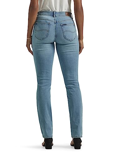 Lee Women's Ultra Lux Comfort with Flex Motion Straight Leg Jean North Shore 12