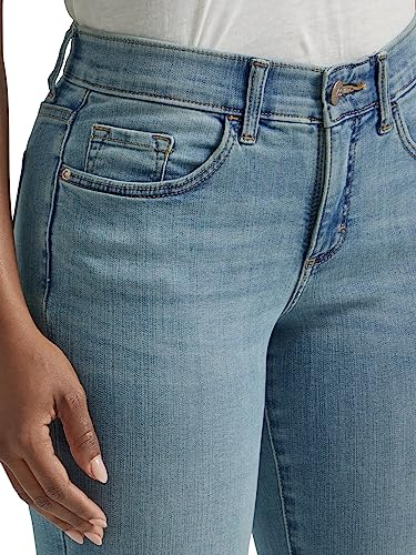 Lee Women's Ultra Lux Comfort with Flex Motion Straight Leg Jean North Shore 12