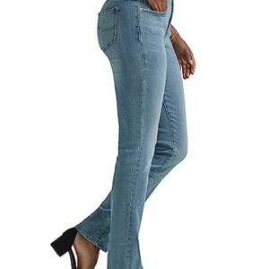 Lee Women's Ultra Lux Comfort with Flex Motion Straight Leg Jean North Shore 12