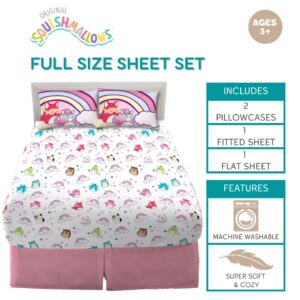 Franco Squishmallows Bedding Super Soft Microfiber Sheet Set,4 pcs, Full