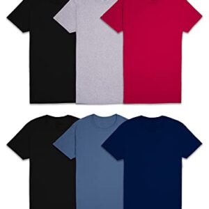 Fruit Of The Loom Mens Classic T-Shirt, Regular - 6 Pack - Colors May Vary, Medium US