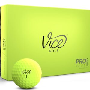 Vice Pro Soft Golf Balls, Lime (One Dozen)