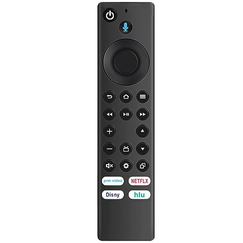 Voice Replacement Remote fit for Amazon Omni Series TV 43" 50" 55" 65" 75" 4K UHD Smart TV 4K65M600A 4K43M600A 4K55M600A 4K75M600A 4K50M600A Amazon TV 4-Series 4K50N400A 4K43N400A 4K55N400A