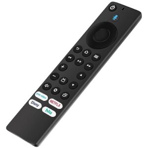 Voice Replacement Remote fit for Amazon Omni Series TV 43" 50" 55" 65" 75" 4K UHD Smart TV 4K65M600A 4K43M600A 4K55M600A 4K75M600A 4K50M600A Amazon TV 4-Series 4K50N400A 4K43N400A 4K55N400A