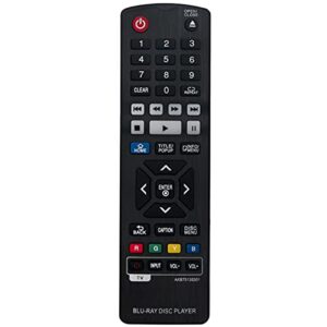 akb75135301 replacement remote control applicable for lg ultra hd blu-ray player up970 ubkc90 ubkm9