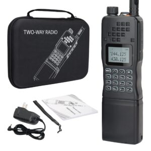 baofeng ar-152 10w ham radio military grade dual band handheld two-way radio long range walkie talkies includes full kit with carrying case