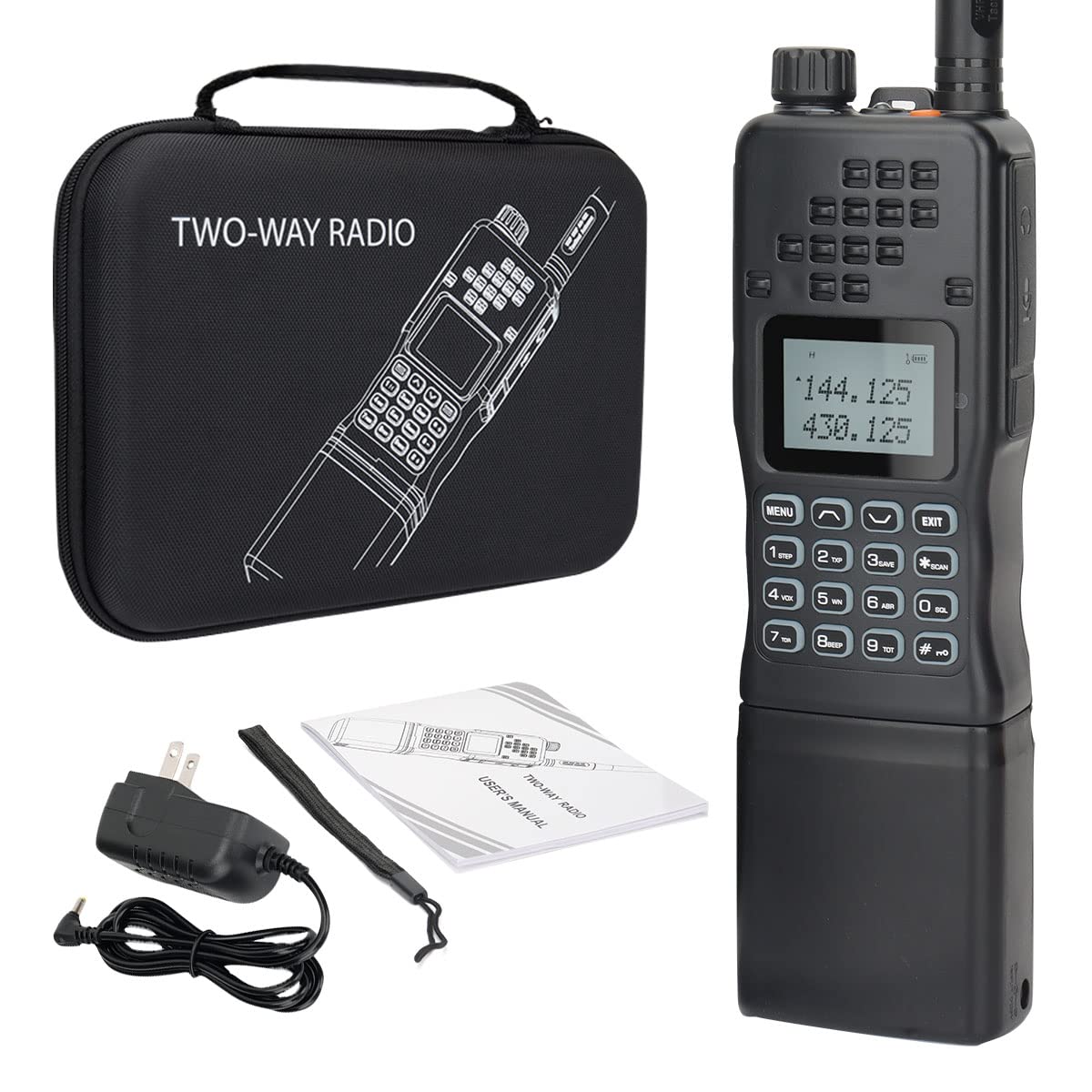 BAOFENG AR-152 10W Ham Radio Military Grade Dual Band Handheld Two-Way Radio Long Range Walkie Talkies includes Full Kit with Carrying Case