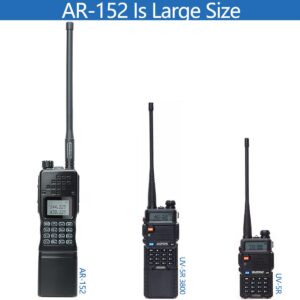 BAOFENG AR-152 10W Ham Radio Military Grade Dual Band Handheld Two-Way Radio Long Range Walkie Talkies includes Full Kit with Carrying Case