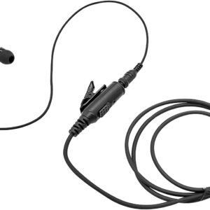 JUYODE Quick Disconnect Earpiece 2 Pin Walkie Talkie in-Ear Headset for Baofeng UV-5R UV-82 UV-82hp BF-888s BF-F9 Archsell AR-152 Kenwood TK-2312 Retevis H-777 RT21 RT22 RT68 Single Wire Surveillance