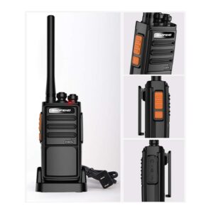 Baofeng BF-888S Plus Walkie-talkies Rechargeable Fast USB charging Two Way Radio (Pack of 6)