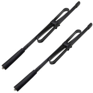 29-inch ham radio antenna 2-pack vhf uhf sma female cs tactical foldable antenna for baofeng uv-5r bf-f8hp retevis rt22 rt21 rt68 h-777 arcshell ar-5 handheld ham radio