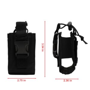 TDYU Radio Holder Duty Belt Multi-Function Radio Case Universal Radio Pouch Compatible with Motorola BaoFeng Kenwood Icom HYT Yaesu Walkie Talkie Two Way Radio 2Pack