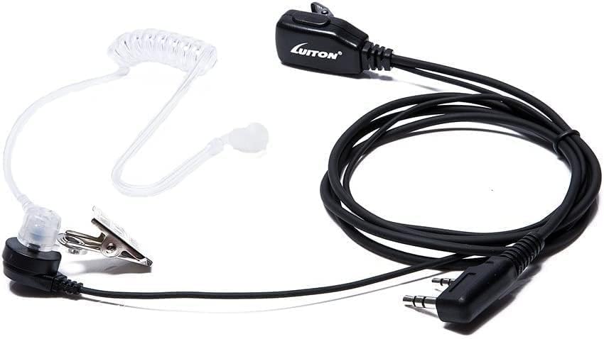 40 Pack Walkie Talkie Earpiece with Mic for BaoFeng Radio Retevis Headset for Baofeng UV-5R BF-888S Arcshell Retevis H-777 RT21 RT22 Kenwood 2 Way Radio by LUITON