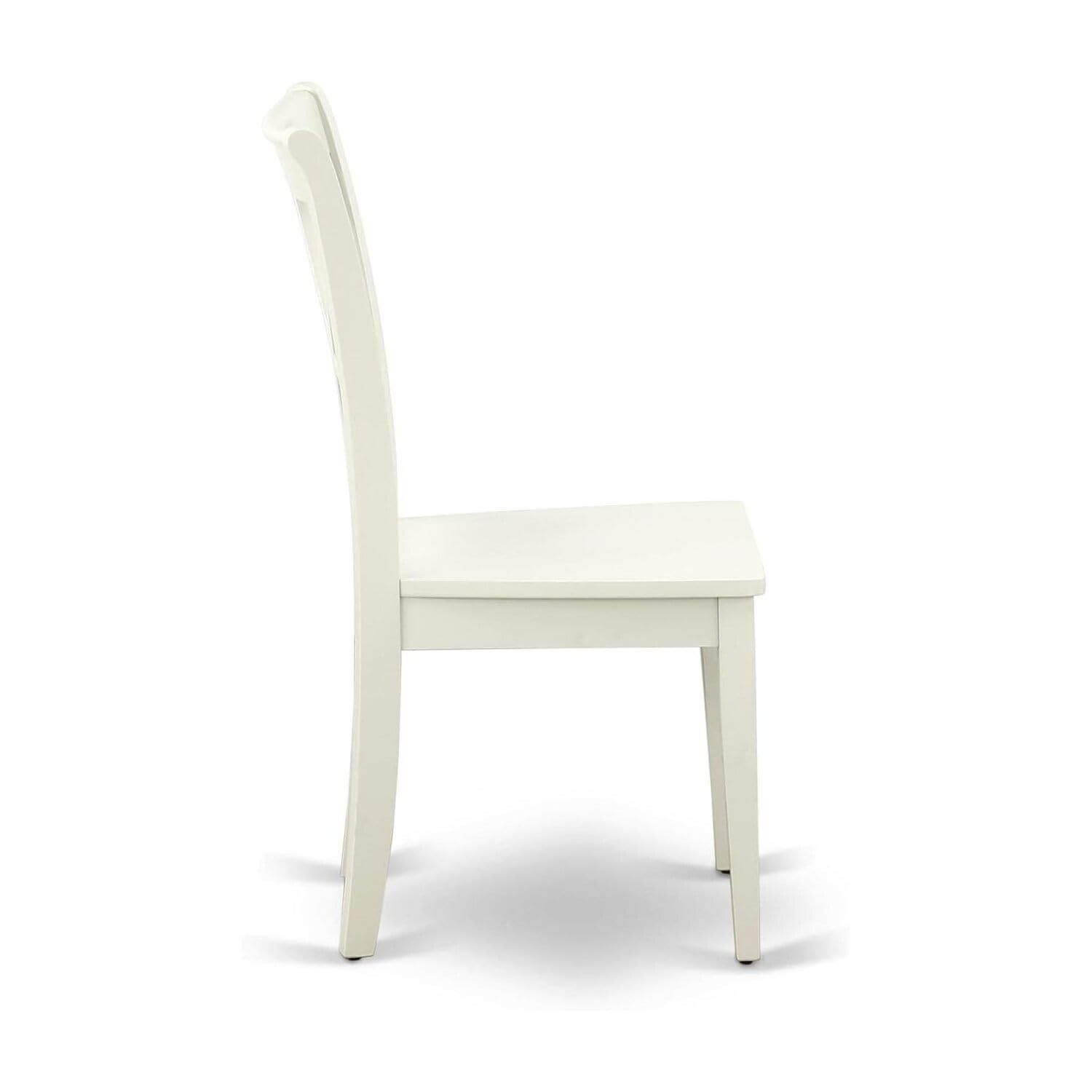 East West Furniture Dining CLC-LWH-W Clarksville Double X-Back Formal Chairs in Linen White Finish (Set of 2)