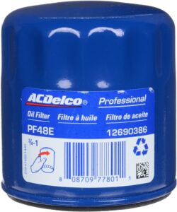 acdelco gm original equipment pf48e engine oil filter