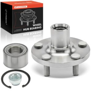 a-premium front wheel hub and wheel bearing compatible with toyota corolla 2003-2019, fwd only