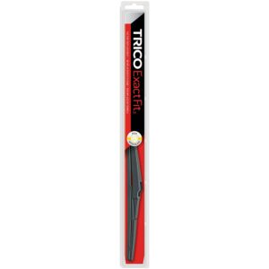 trico exact fit 14 inch rear wiper blade fits select acura, honda, infiniti, isuzu, mazda, mitsubishi, nissan, saab, scion, subaru, and toyota model years, part number 14-b