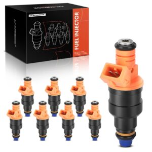 a-premium set of 8 fuel injector - compatible with ford, lincoln, mercury vehicles - 4.6l 5.0l 5.4l 5.8l - e150, e250, e350, f150, f250, f350, mustang - replace part 0280150943, 0280150939, 0280150909