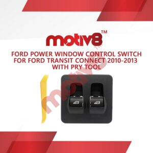 Motiv8 Ford Power Window Control Switch – Fits 2010-2013 Ford Transit Connect with Pry Tool | Replaces 9T1Z-14529-A, 9T1Z14529A, SW-7261, SW7261, DWS785 & 1S14142