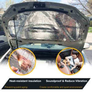 Car Sound Deadening Material Mat - 197 mil 8.7 sqft Auto Audio Deadener Foam, Sound Dampening and Heat Insulation for Truck, Vehicle