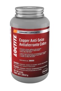 loctite 555336 copper anti-seize lubricant brush top, 8-oz.