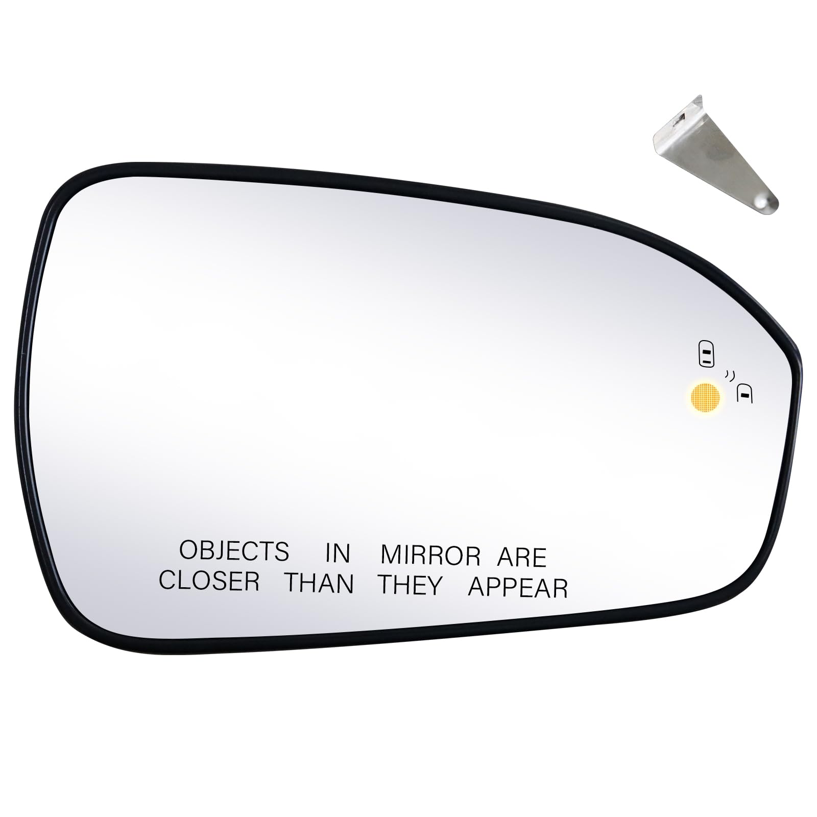 Tootai Passenger Side Replacement Mirror Glass - compatible with Ford vehicles - Fusion 2013-2019 - heated with Blind Spot Detect, w/o Auto Dimming