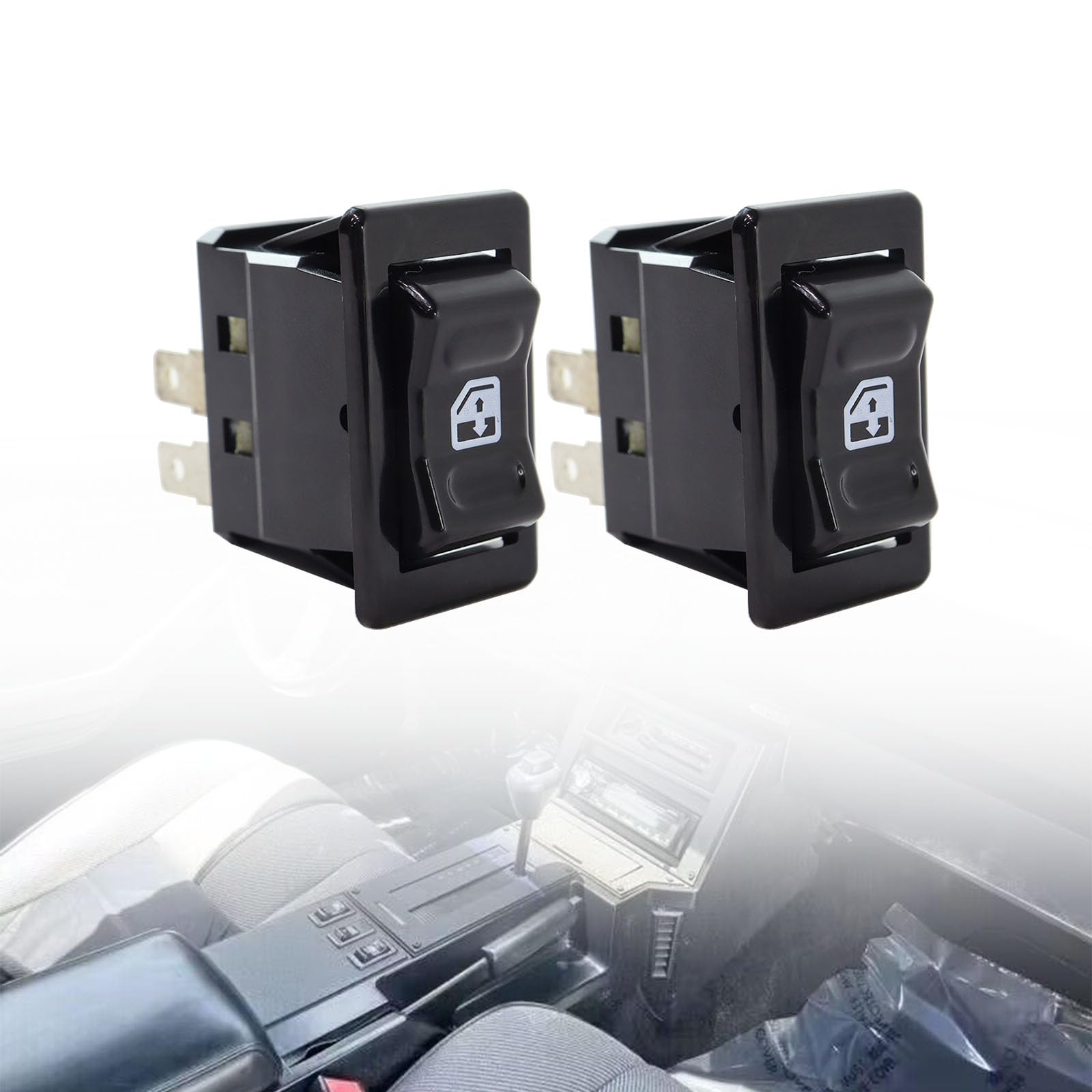 Camaro Window Switch - Power Window Switch Compatible with 1982-1992 Camaro RS Z28 IROC-Z, 1982-1984 Pontiac Firebird 14066564 10098781 (Pair of Power Window Switch)