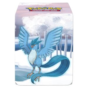 Ultra Pro - Pokémon Gallery Series Frosted Forest Alcove Flip Deck Box - Protect your Collectible Trading Cards, and Gaming Cards, Holds Up To 100 Standard Size Cards, Protective Magnetic Closure