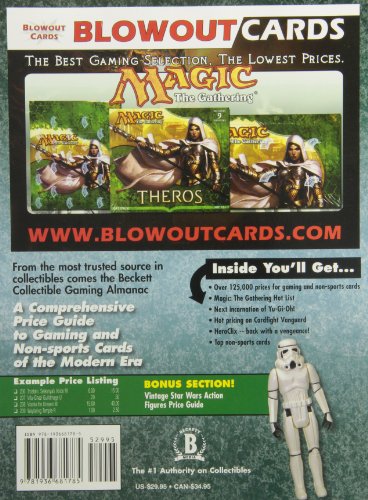 Beckett Collectible Gaming Almanac: A Comprehensive Price Guide to Gaming and Non-Sports Cards, 2013 Edition