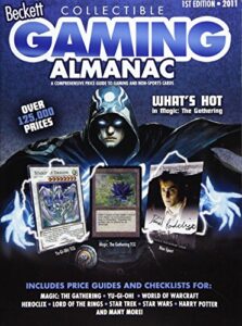 beckett collectible gaming almanac 2011: a comprehensive price guide to gaming and non-sports cards