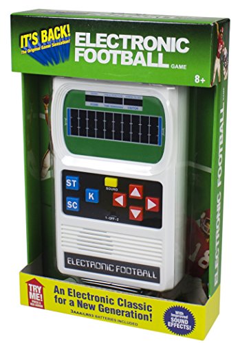 Basic Fun Classic, Retro Handheld Football Electronic Game, One Size Fits All