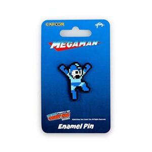 mega man hero pin | just funky exclusive mega man collectible pin | 1.5" tall