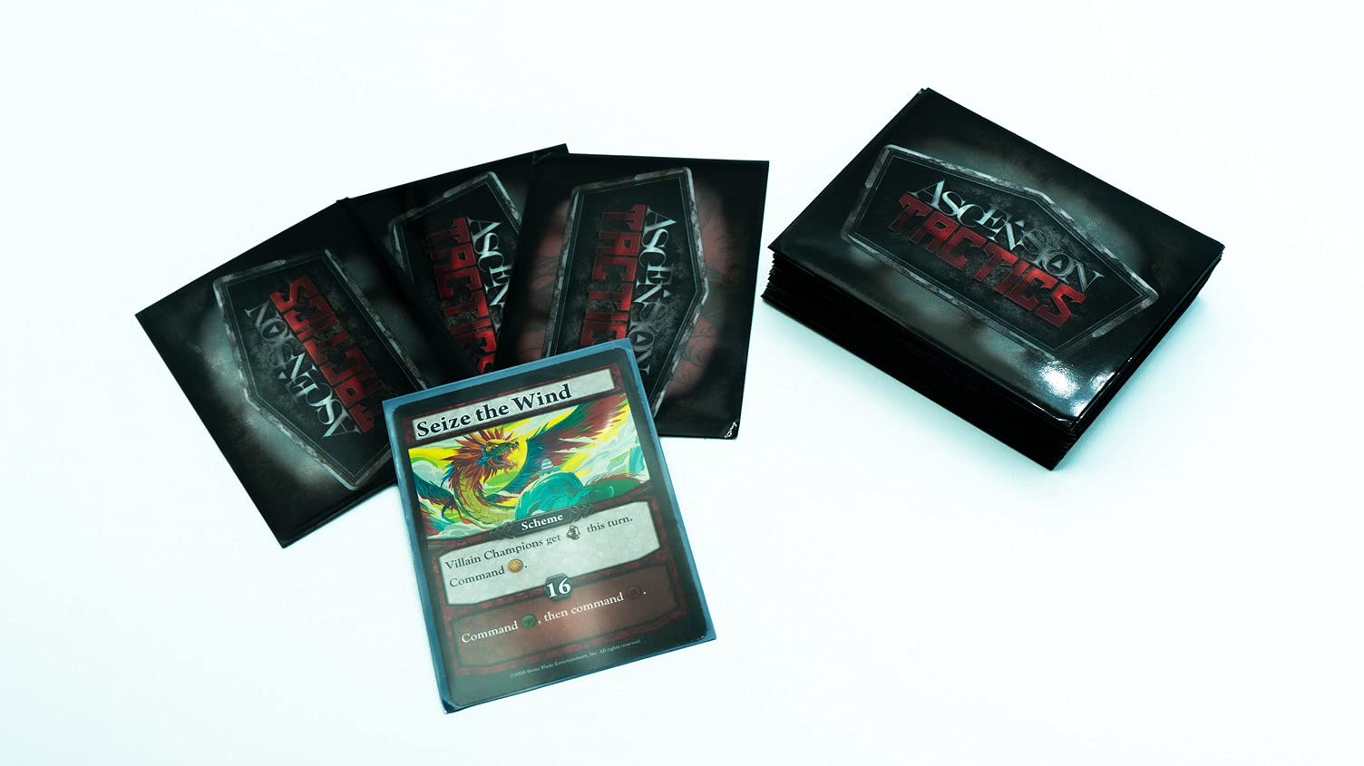 Ascension Tactics 100ct Deck Protector Sleeve - Protect Your Battle Cards from Wear and Tear During Gameplay Against Friends and Enemies, Cards Sleeves Gaming Cards and Collectible Cards