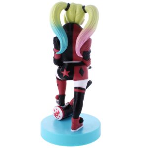 Exquisite Gaming: Warner Bros: Harley Quinn - DC Original Mobile Phone & Gaming Controller Holder, Device Stand, Cable Guys, Licensed Figure