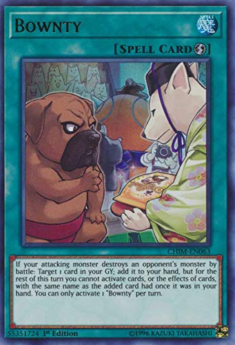 Yu-Gi-Oh! - Bownty - CHIM-EN063 - Ultra Rare - 1st Edition - Chaos Impact