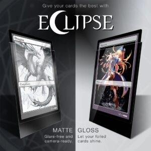 Ultra Pro - Eclipse Gloss Small Sleeves 60 Count (Royal Purple) - Protect all your Gaming Cards, Sports Cards, and Collectible Cards with Ultra Pro's ChromaFusion Technology