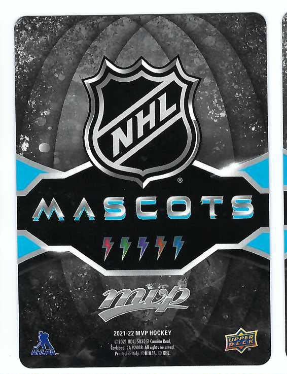 N.J. DEVIL 2021-22 Upper Deck MVP Mascot Gaming Card #M-18 Card New Jersey Devils Hockey