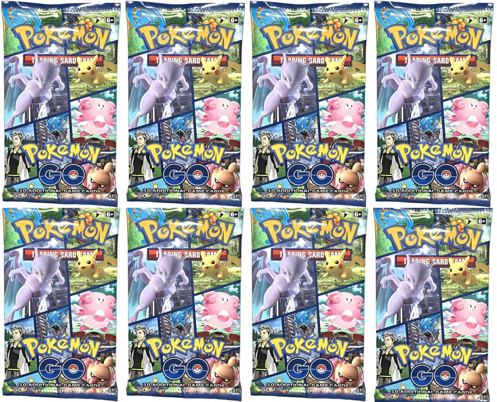 8 Packs Pokemon TCG: Pokemon Go - 10 Cards Per Pack