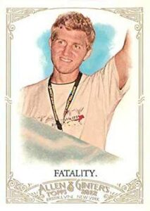 baseball trading card mlb 2012 allen and ginter #278 fatality gaming nm near mint