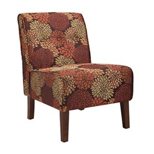 linon coco accent chair, harvest