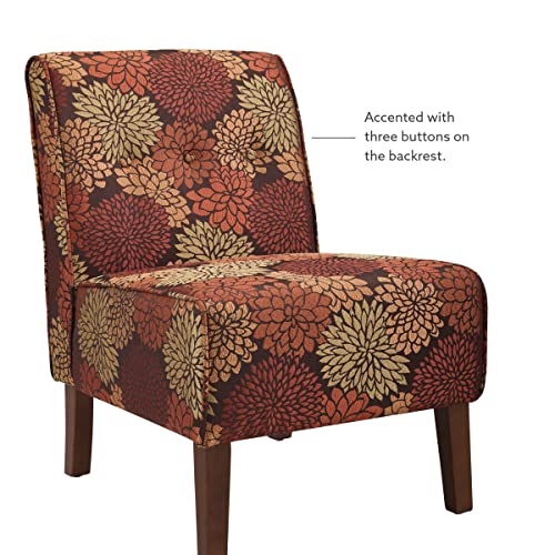 Linon Coco Accent Chair, Harvest