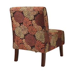 Linon Coco Accent Chair, Harvest