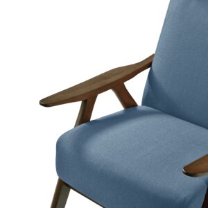 Lexicon Selles Fabric Accent Chair, Blue