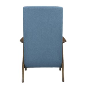 Lexicon Selles Fabric Accent Chair, Blue