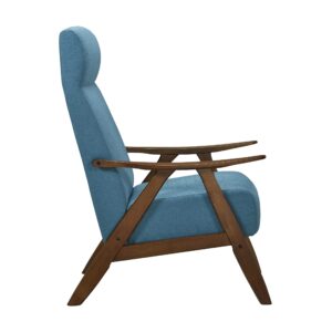 Lexicon Selles Fabric Accent Chair, Blue