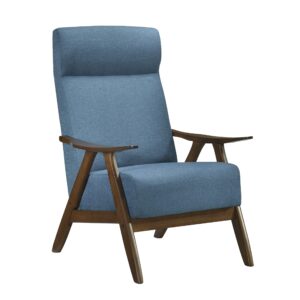 Lexicon Selles Fabric Accent Chair, Blue